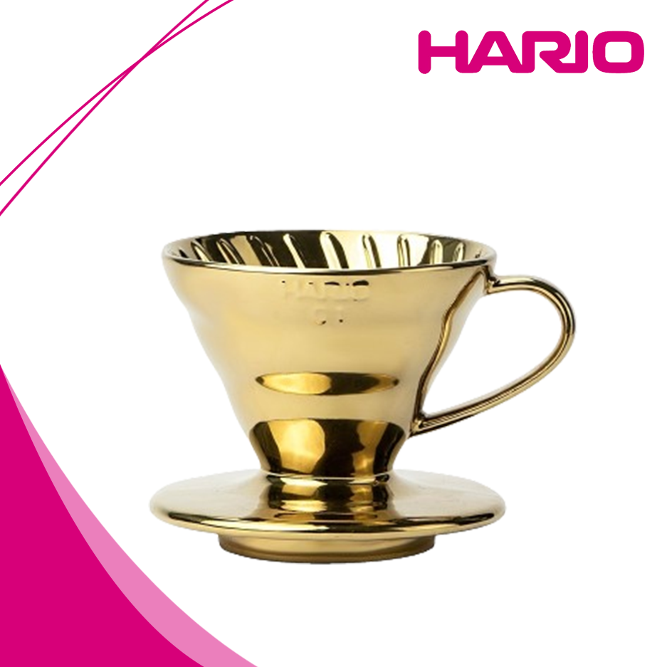 Hario V60 Titanium Gold Dripper 02 – My Coffee Lab